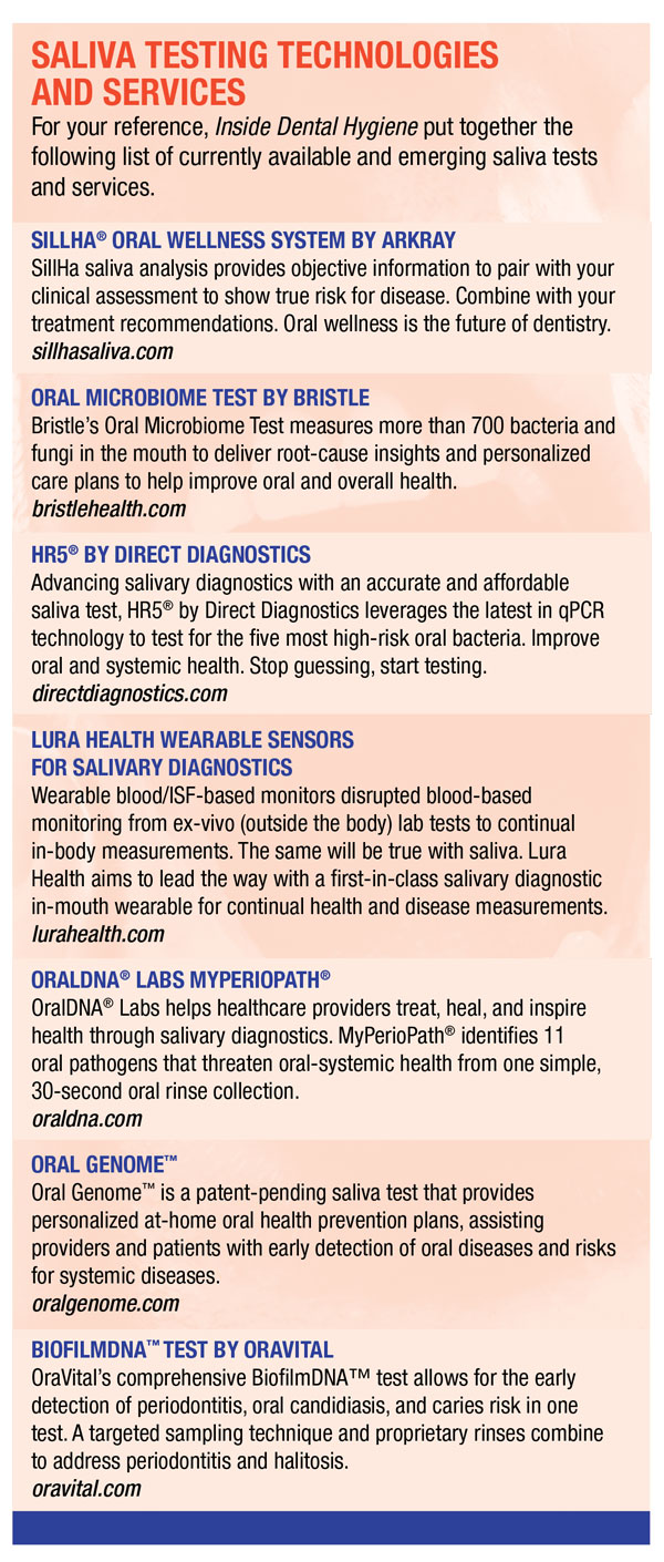 Shining a Light on Saliva Testing | Inside Dental Hygiene